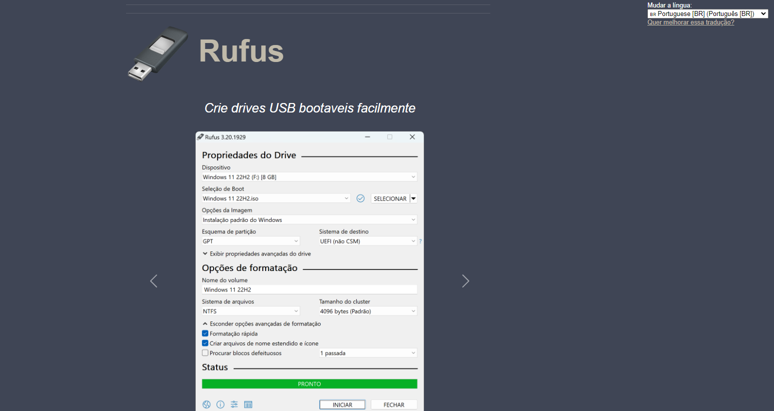 Usando o Rufus para Montar um Pendrive de Instalação – Tribo Tecno